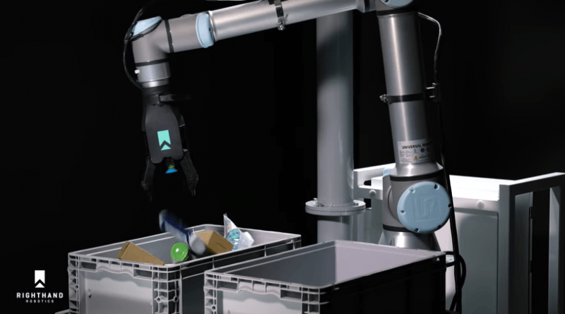 RightHand Robotics presenta un nuevo mecanismo manipulador