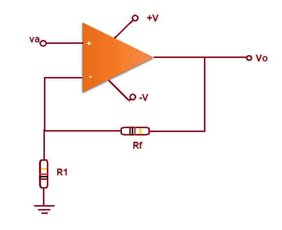 Amplificador operacional: 【 Amplificador no inversor.】